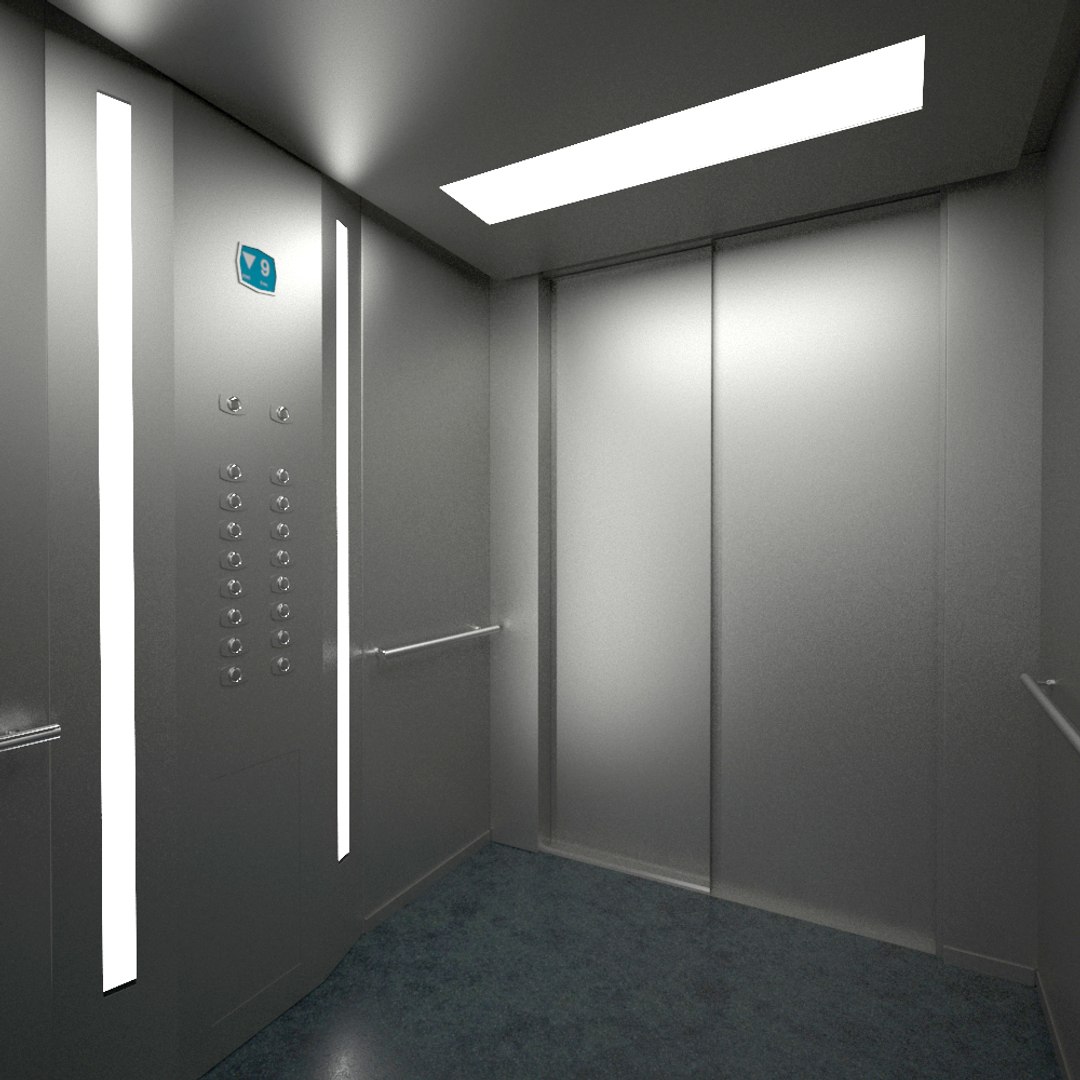 3d Otis Elevators Pack