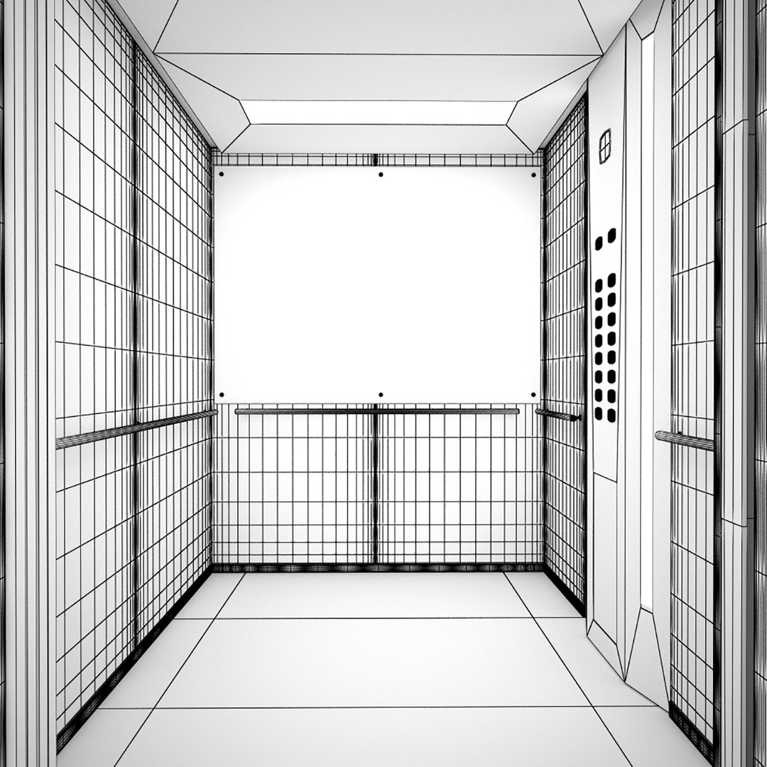 3d Otis Elevators Pack