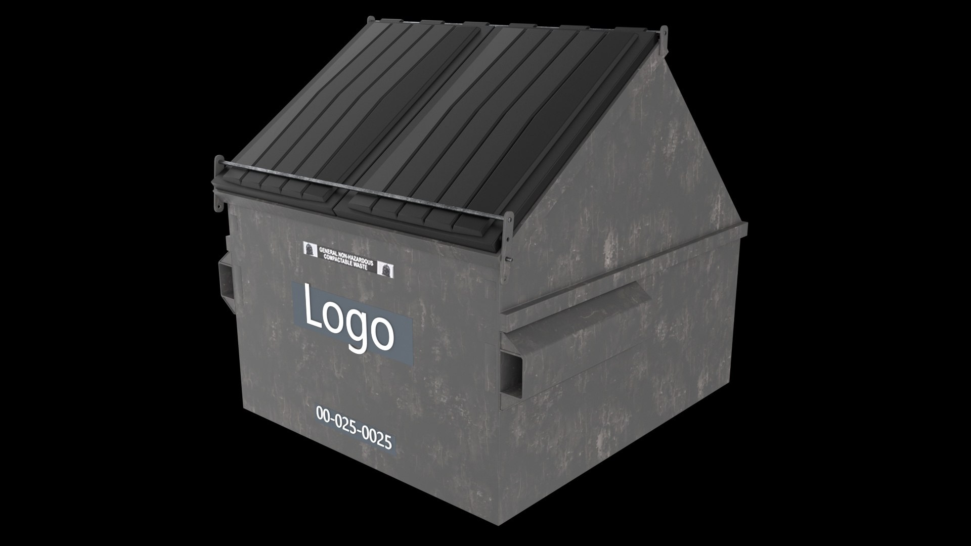 Waste Bin Large 3D model - TurboSquid 1800704