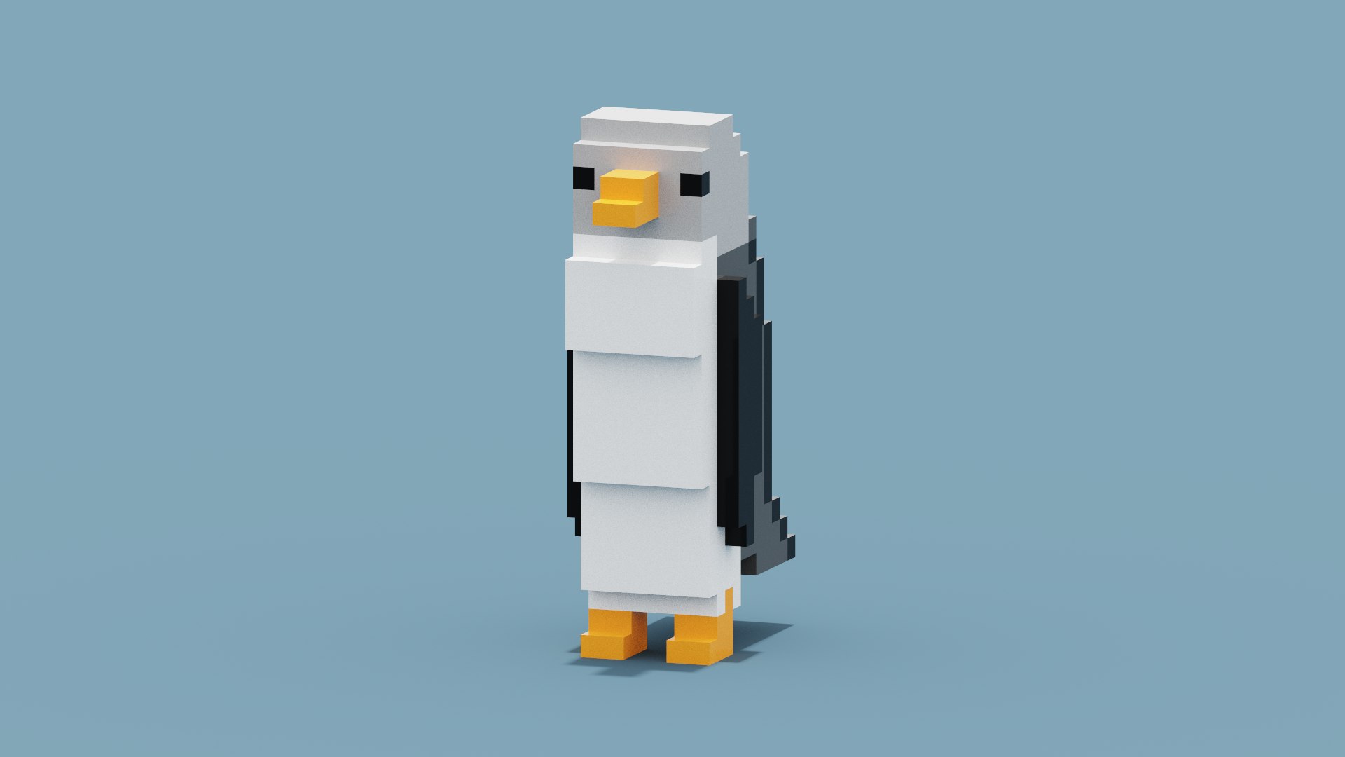 3D Voxel Penguin - TurboSquid 2055625