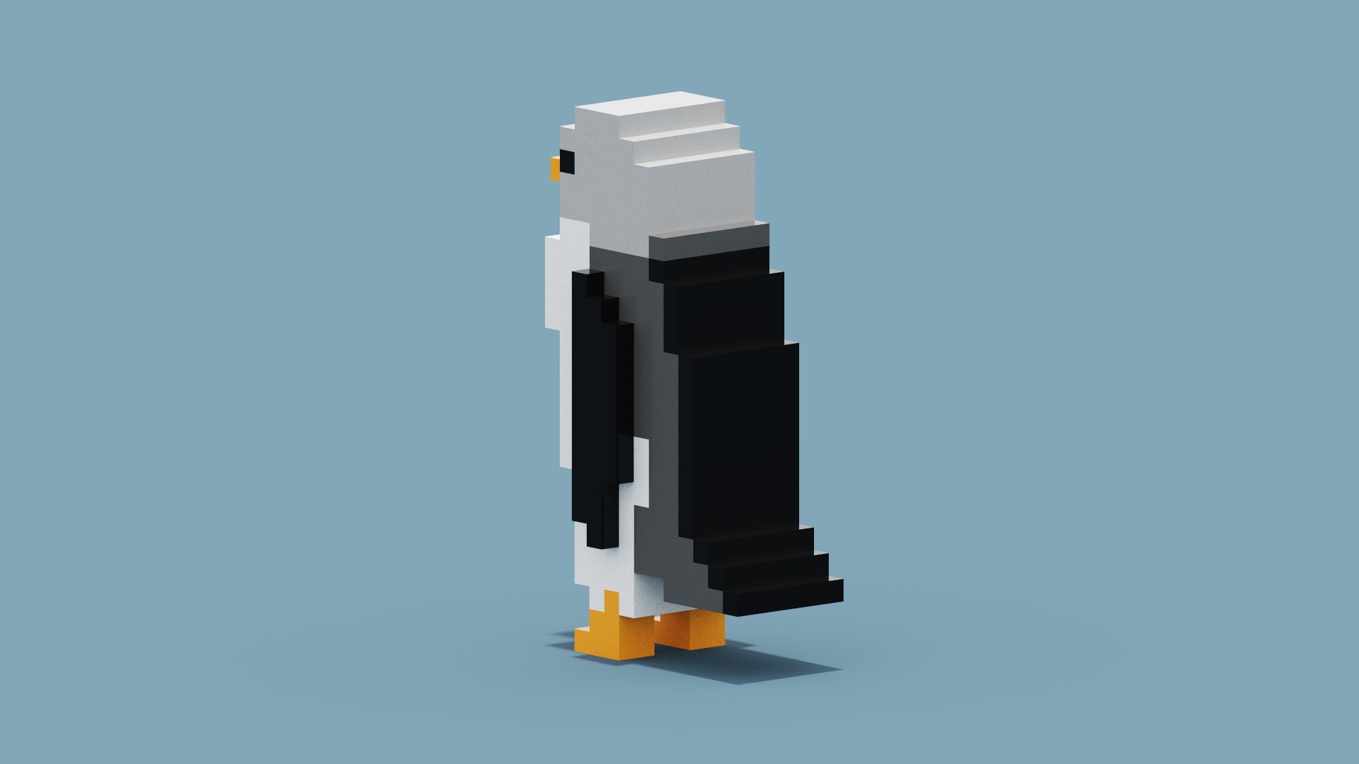3D Voxel Penguin - TurboSquid 2055625