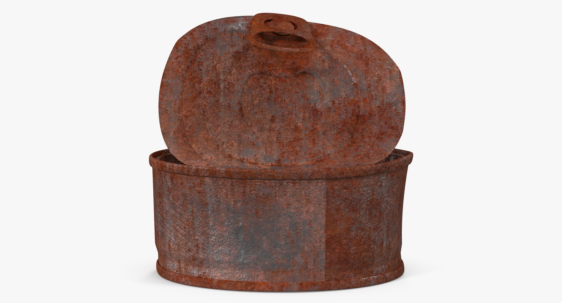 tin open rusty 3 3d max