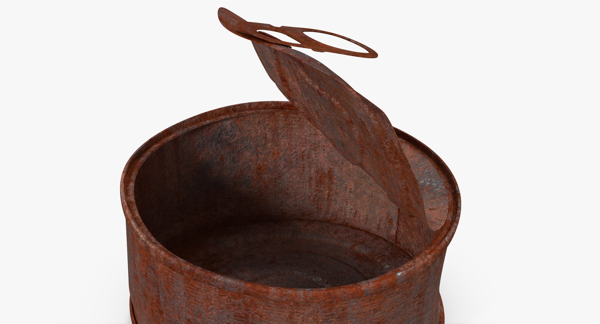 tin open rusty 3 3d max