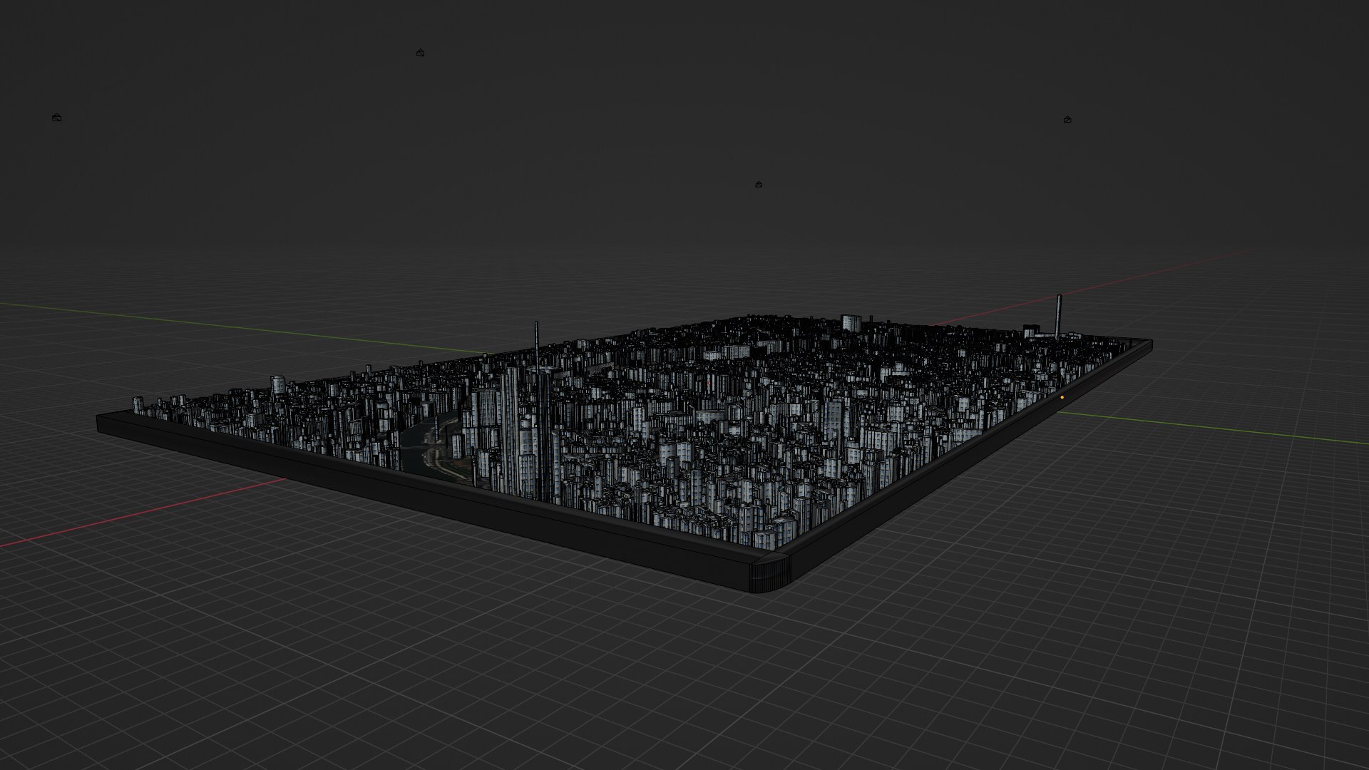 3D Model City Of Paris - TurboSquid 2035388