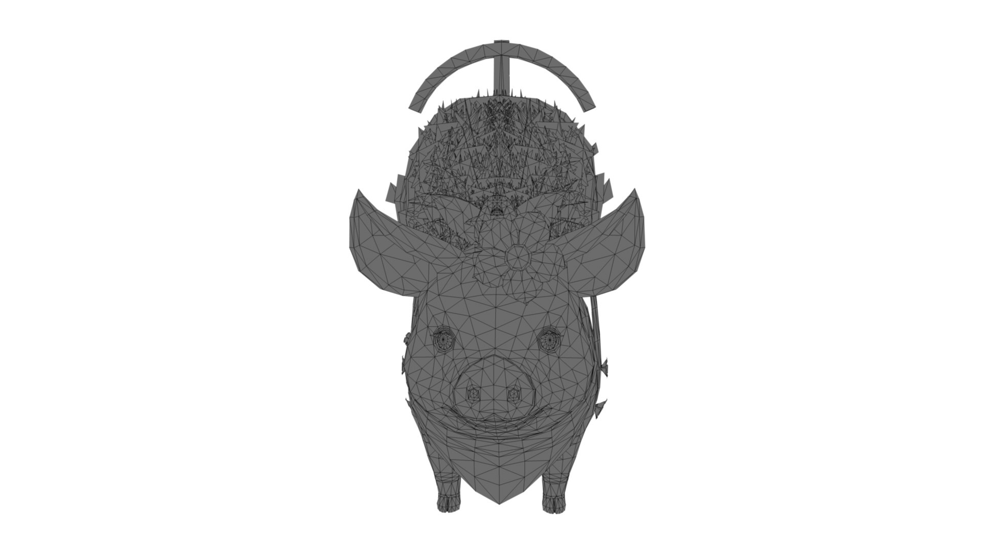 3D Cartoon pig model - TurboSquid 2000427