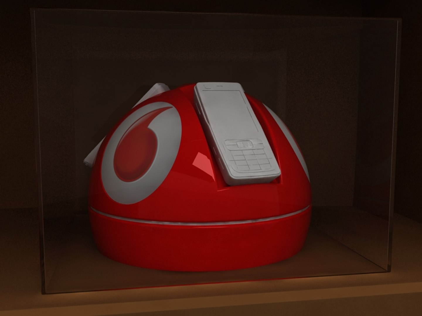 3d rotating mobile phone