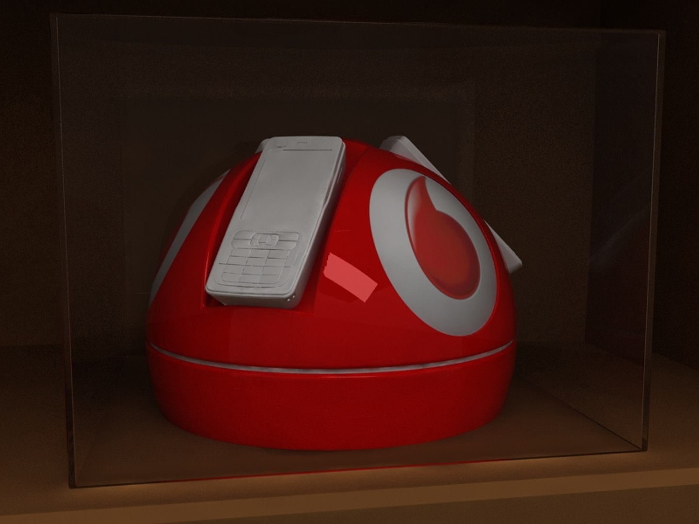 3d rotating mobile phone