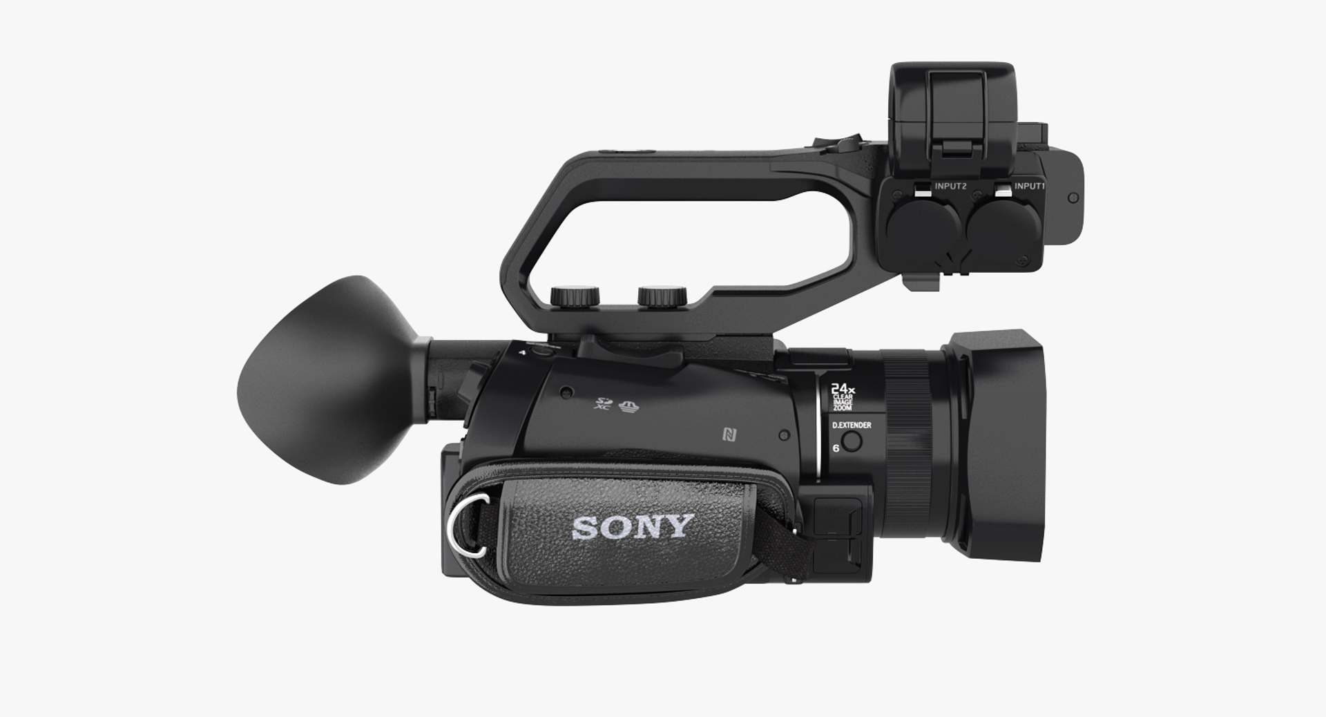 Professional Xdcam Compact Camcorder 3D Model - TurboSquid 1211591