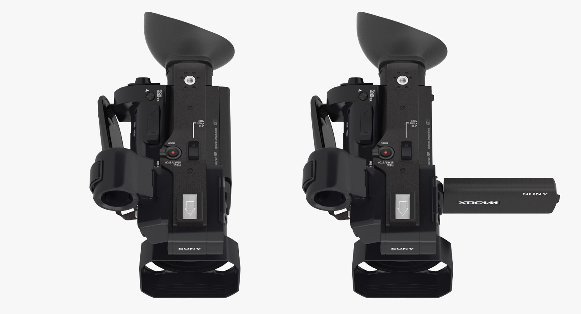 Professional Xdcam Compact Camcorder 3D Model - TurboSquid 1211591