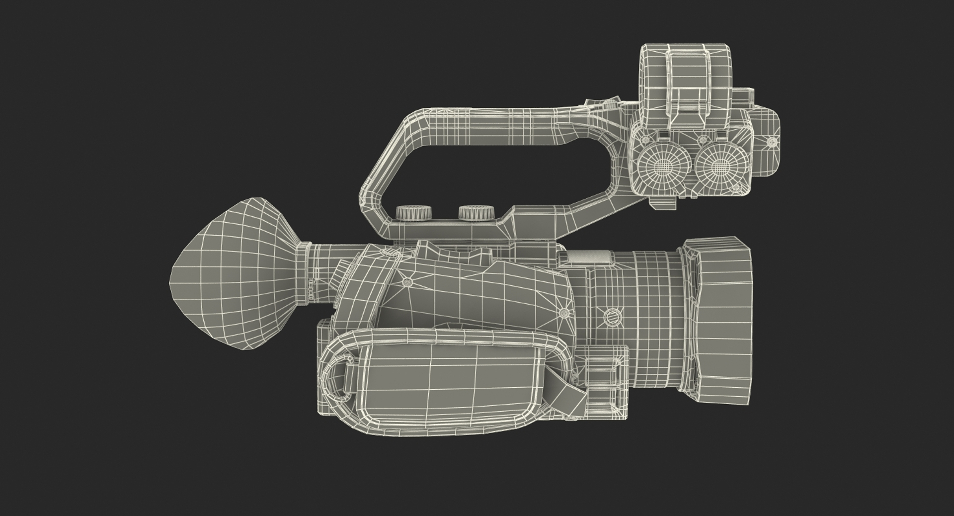 Professional Xdcam Compact Camcorder 3D Model - TurboSquid 1211591
