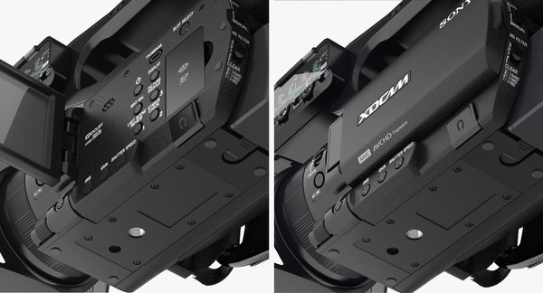 Professional xdcam compact camcorder 3D model - TurboSquid 1211591