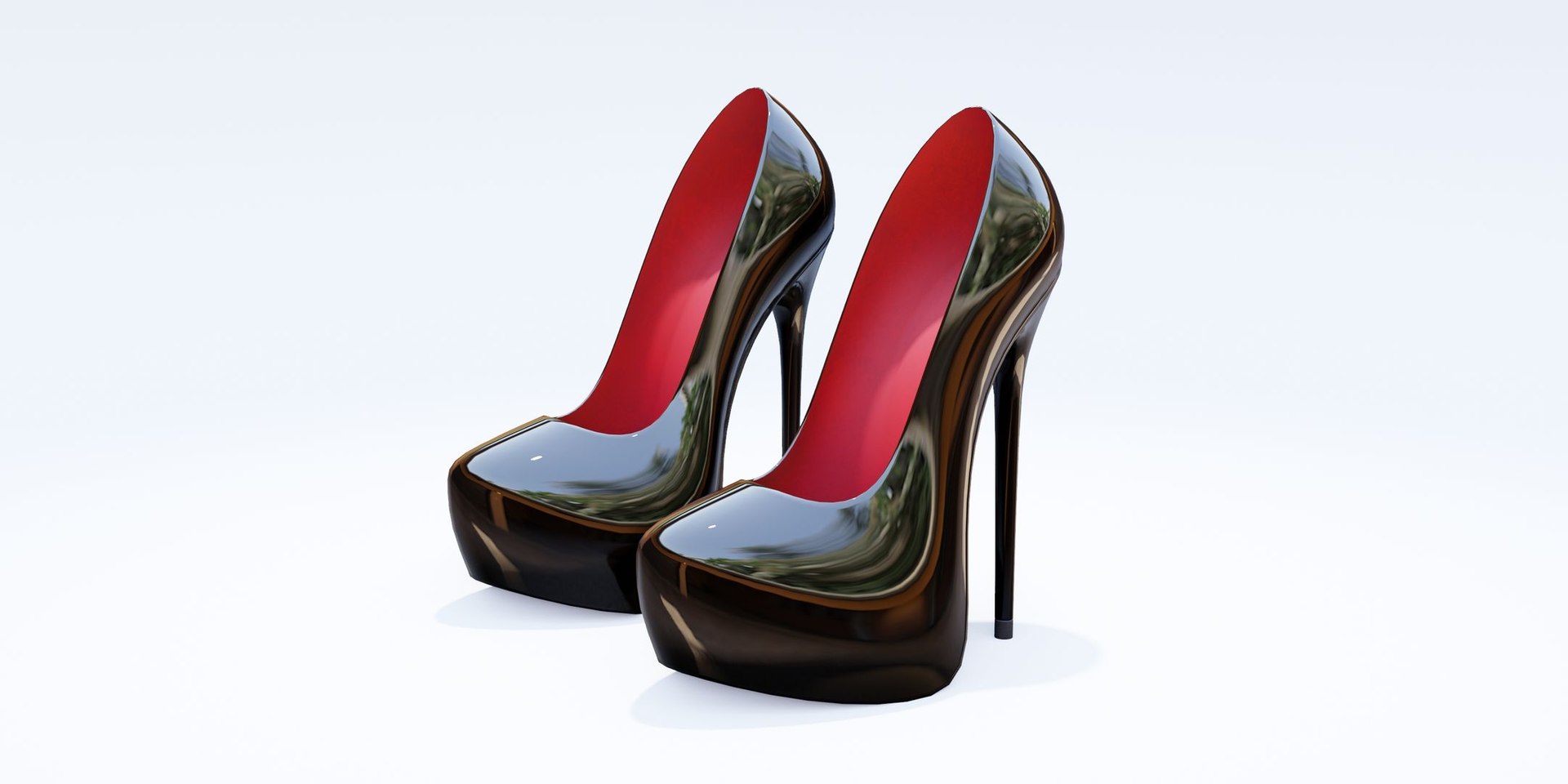 High Heels 04 Black 3D Model - TurboSquid 2054405