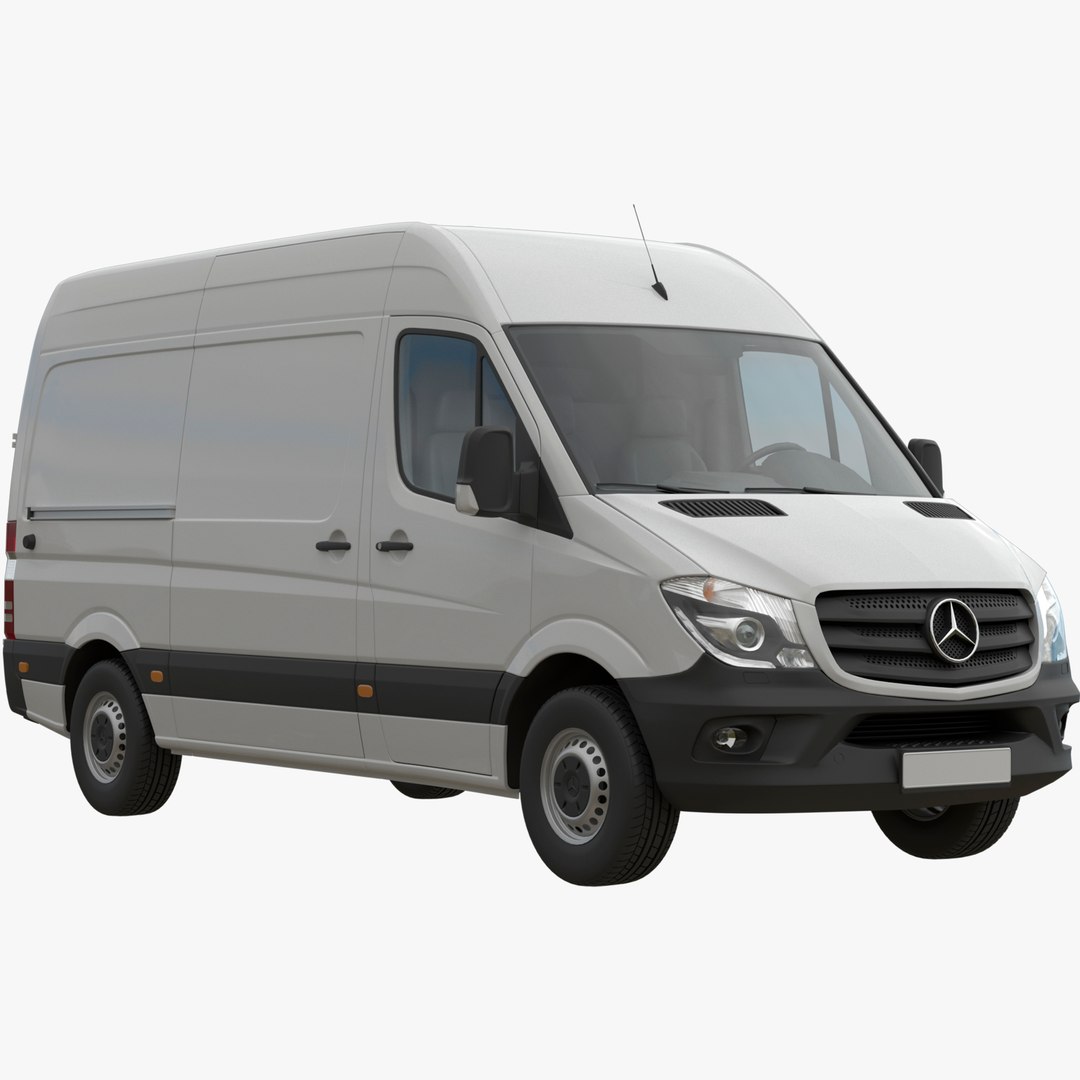 Mercedes-Benz Sprinter 2015 PanelVan L2H2 3D model - TurboSquid 1900252