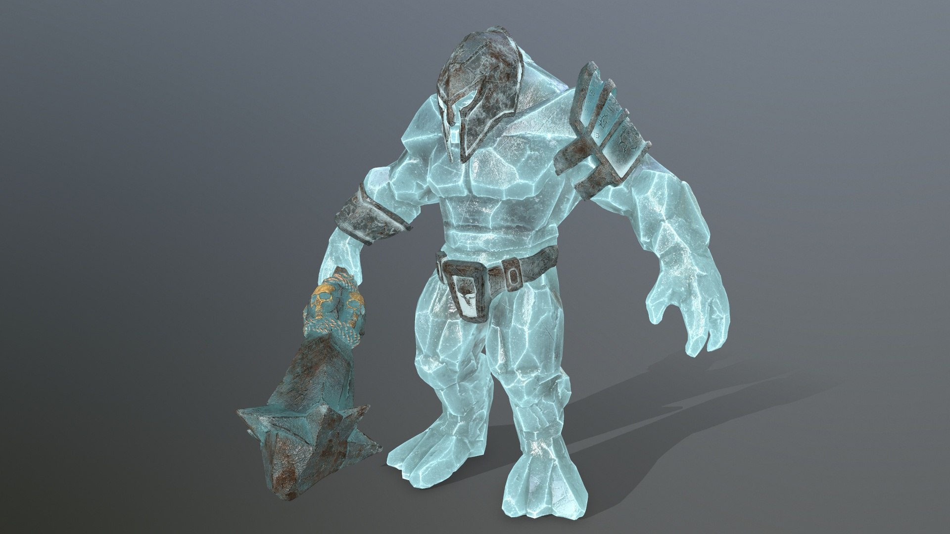 3D Model Ice Monster - TurboSquid 1910029