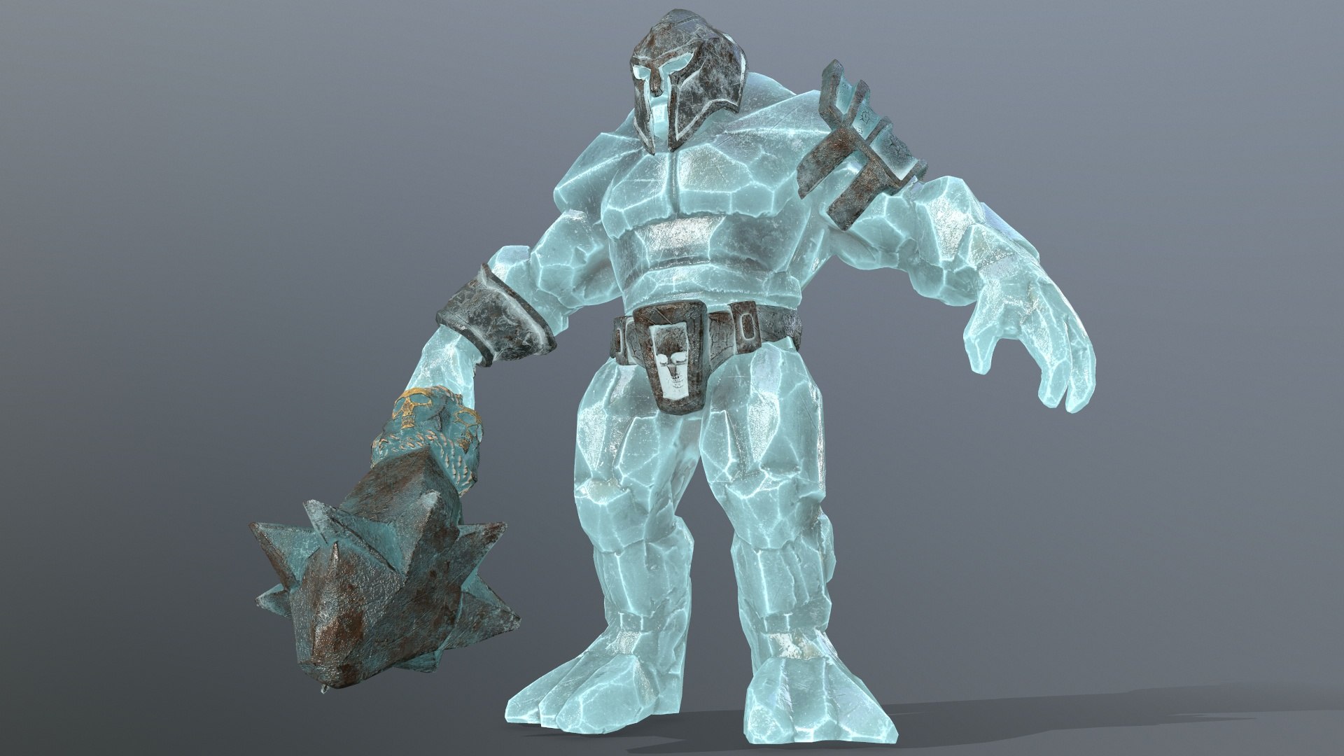 3D Model Ice Monster - TurboSquid 1910029