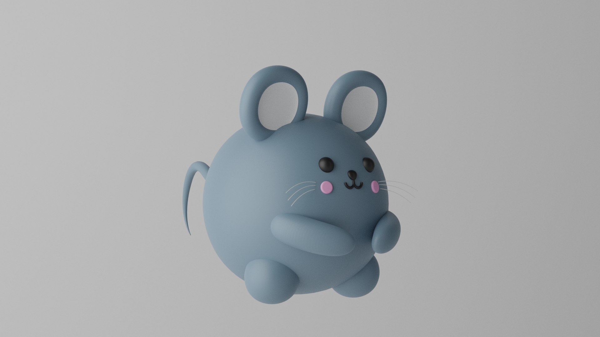 Cartoon Cute Mouse Rat 3D - TurboSquid 1929275