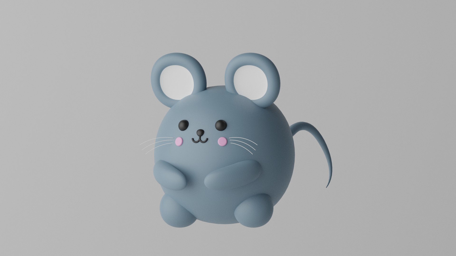 Cartoon Cute Mouse Rat 3D - TurboSquid 1929275