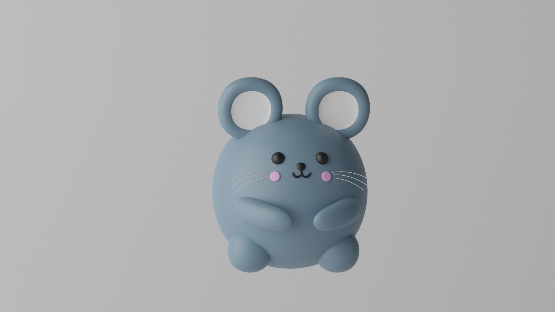 Cartoon Cute Mouse Rat 3D - TurboSquid 1929275