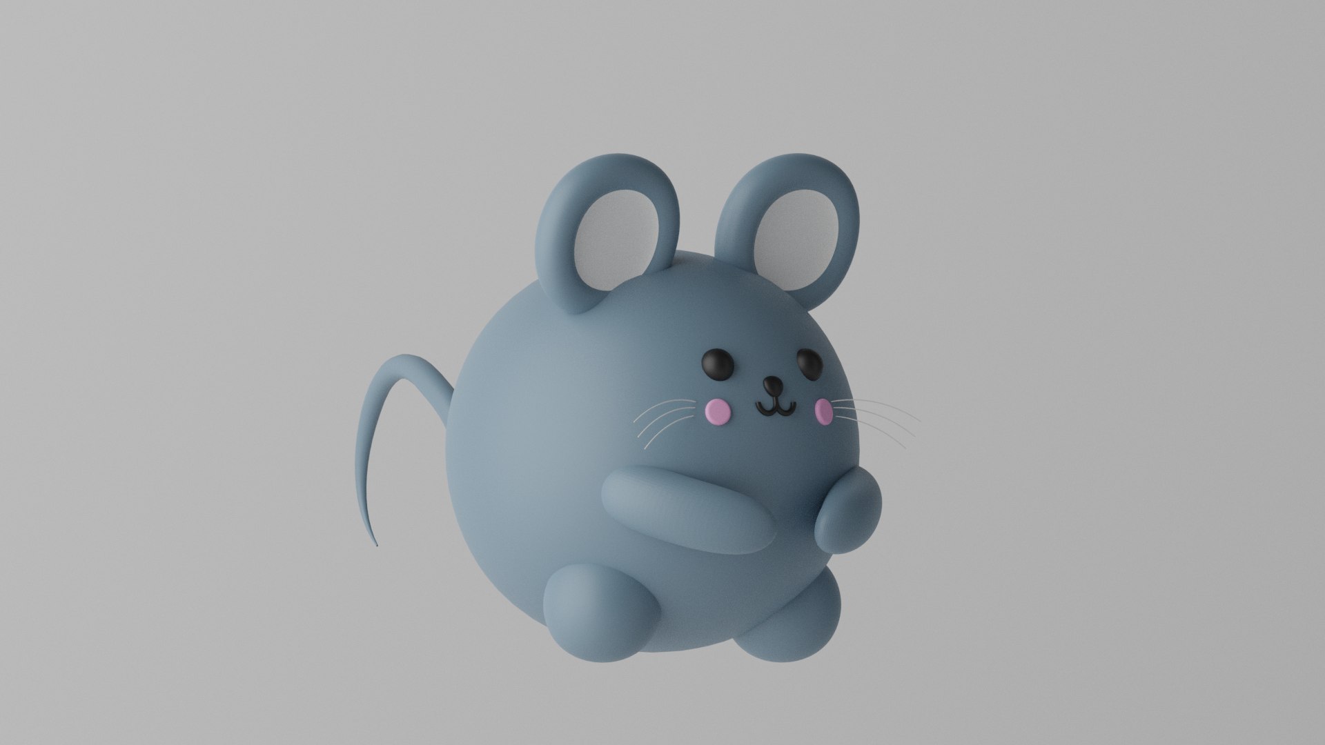 Cartoon Cute Mouse Rat 3D - TurboSquid 1929275