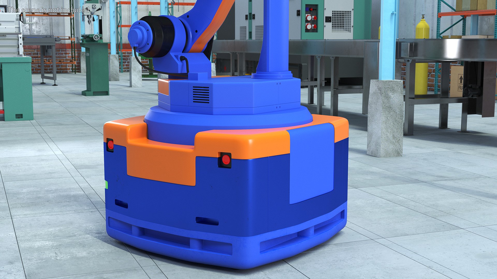 3D Warehouse Loader Robot Blue Rigged - TurboSquid 2092162