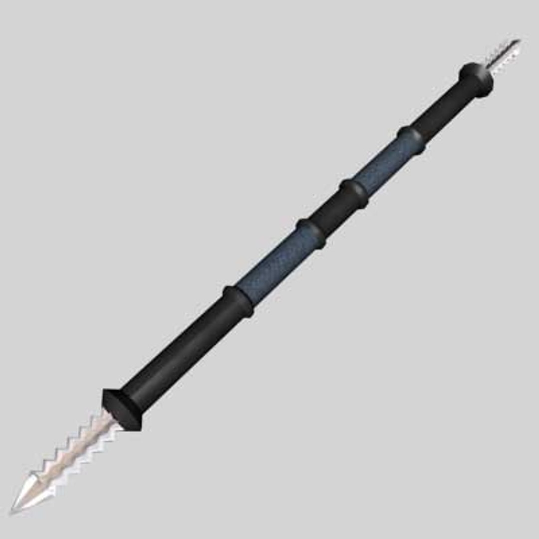 staff weapon 3d model