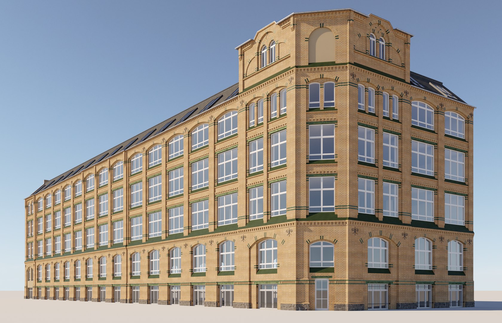 German Loft Building 3D model - TurboSquid 2173255
