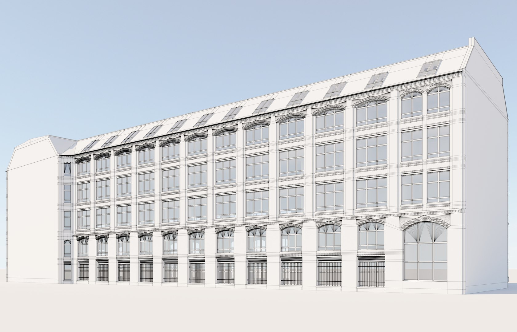 German Loft Building 3D model - TurboSquid 2173255