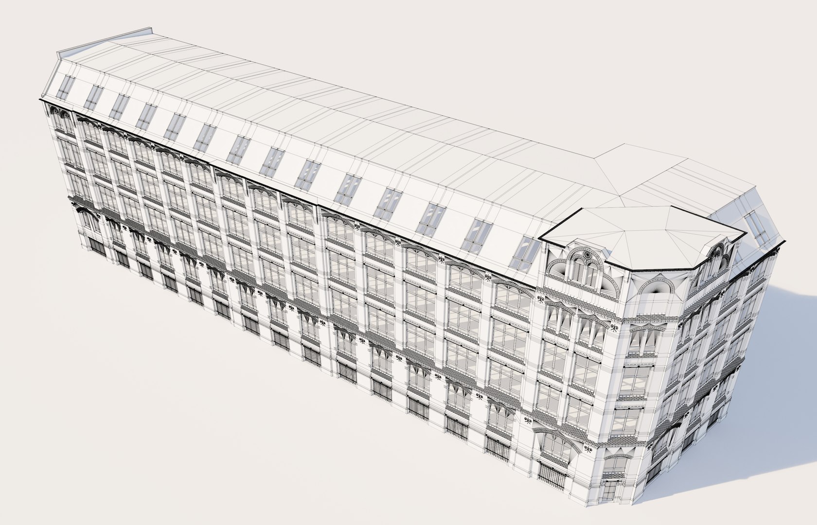 German Loft Building 3D model - TurboSquid 2173255