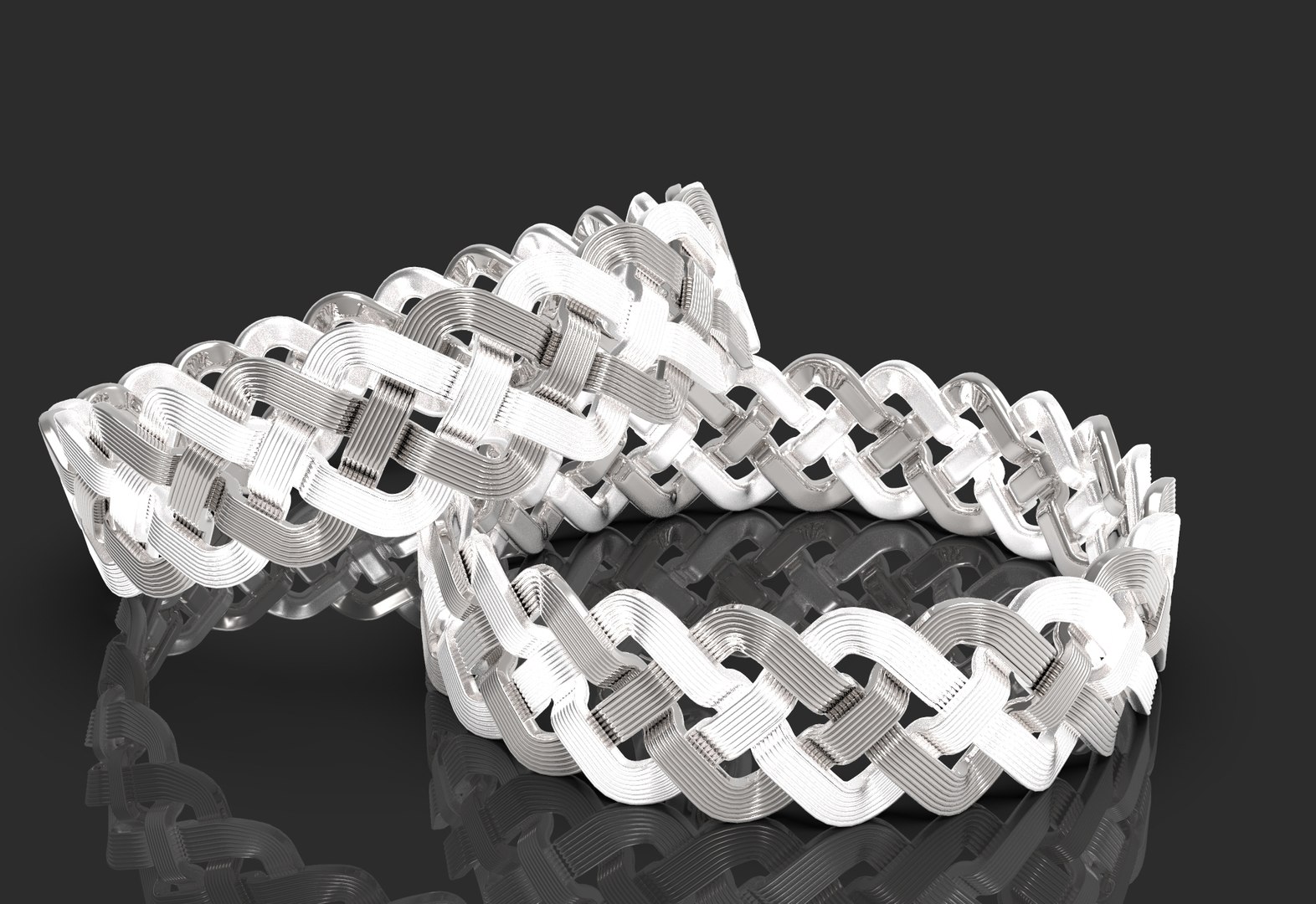 Braid Bracelet 3D Model - TurboSquid 1855427