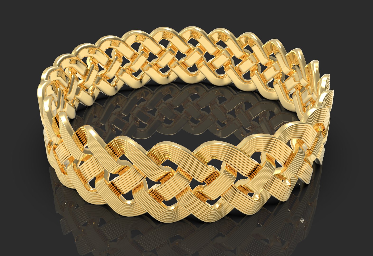 Braid Bracelet 3D Model - TurboSquid 1855427