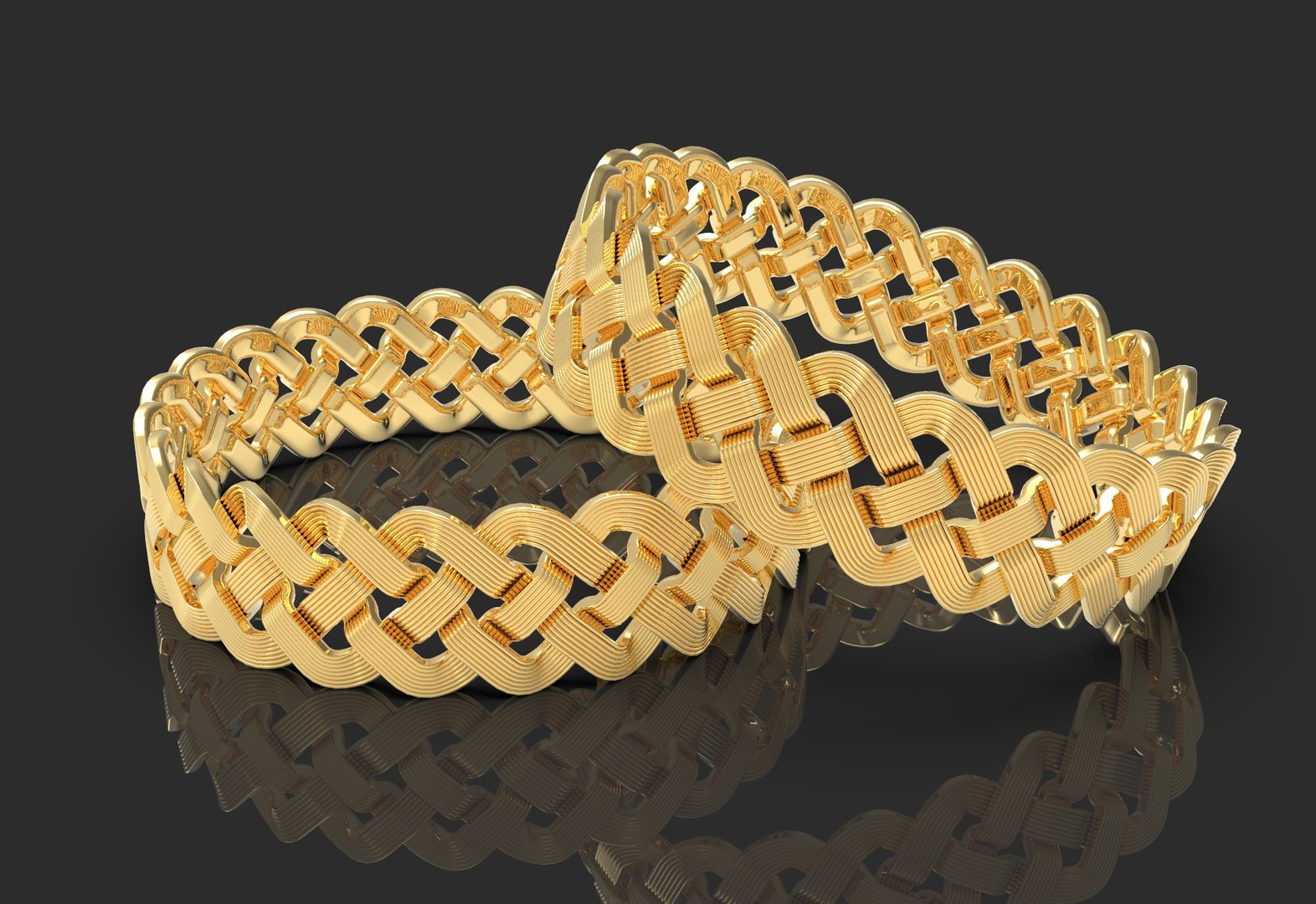Braid Bracelet 3D Model - TurboSquid 1855427