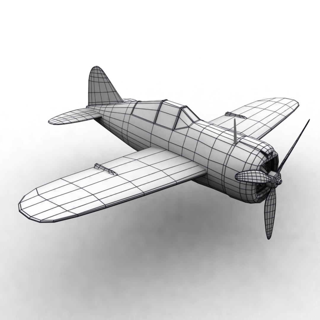 Buffalo Plane 3d 3ds