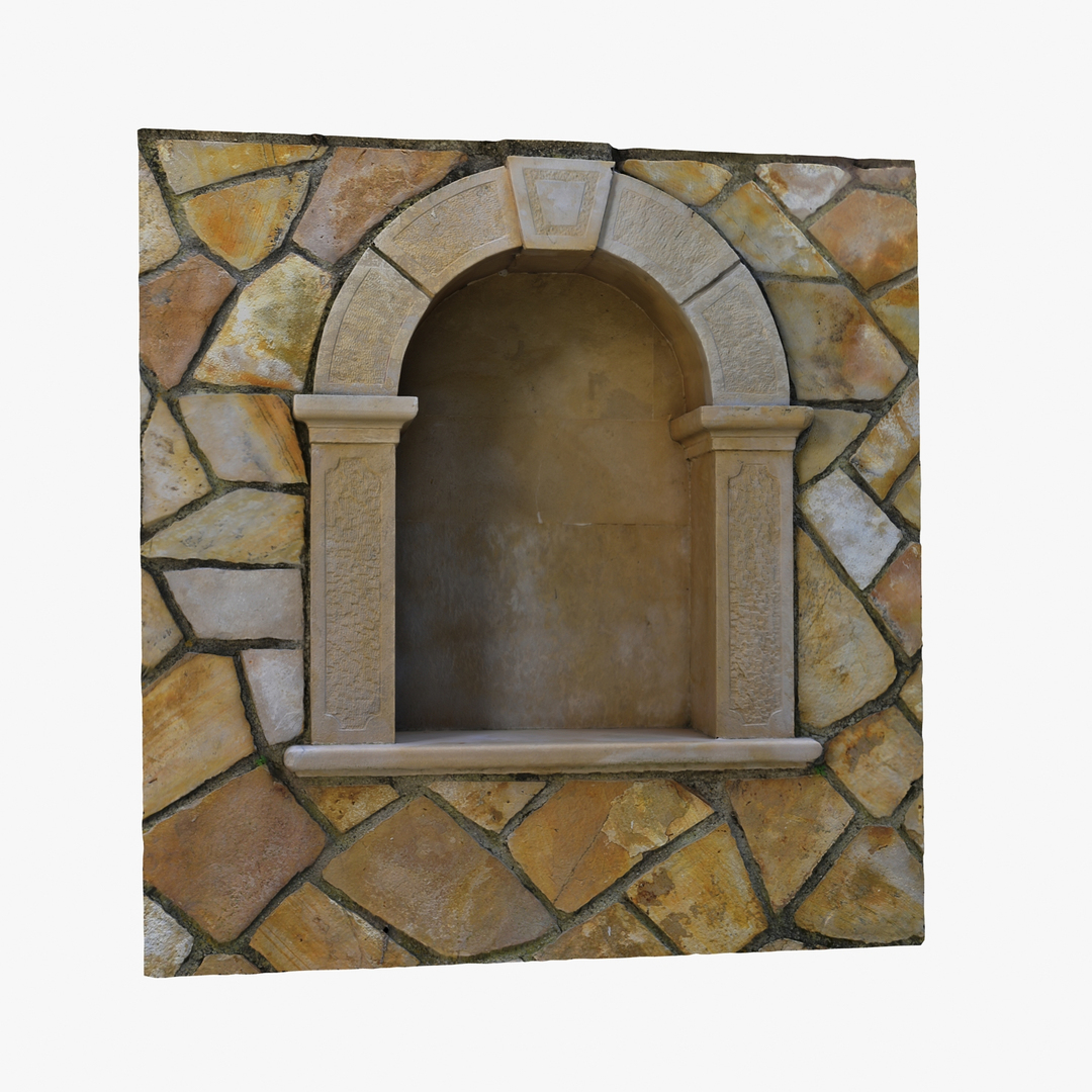 Stone Alcove 3d Model
