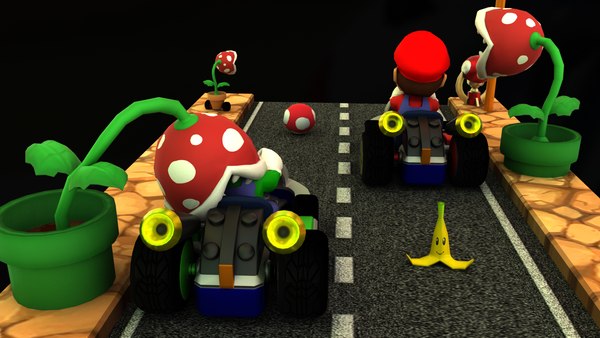 modelo 3d Mario Kart Scene - TurboSquid 2048809