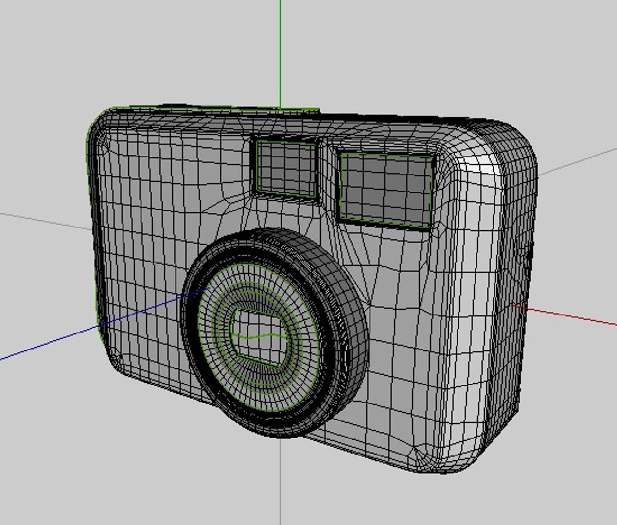 Point Digital Camera 3d Model