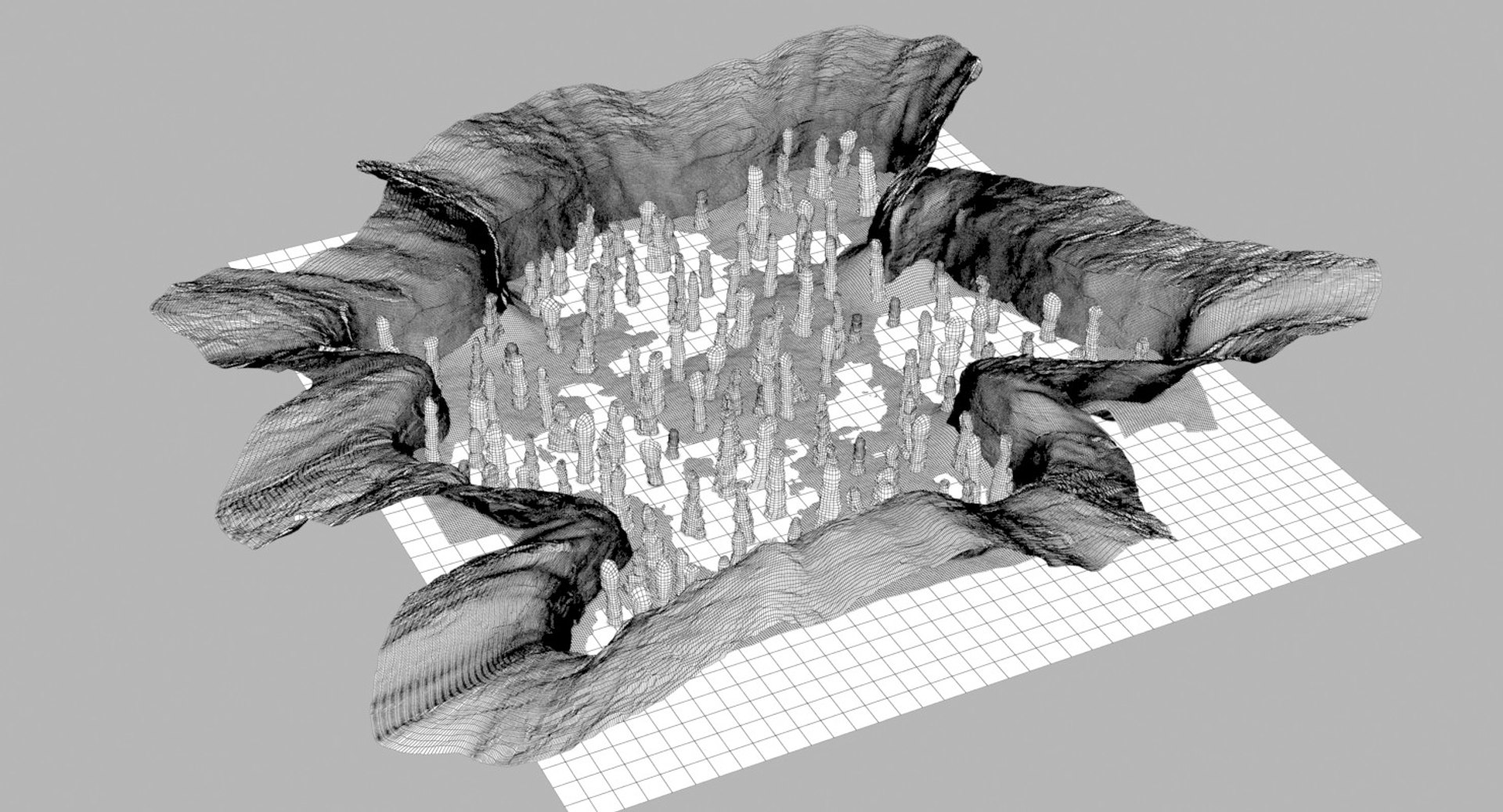 Mountain Scene Model - TurboSquid 1326534