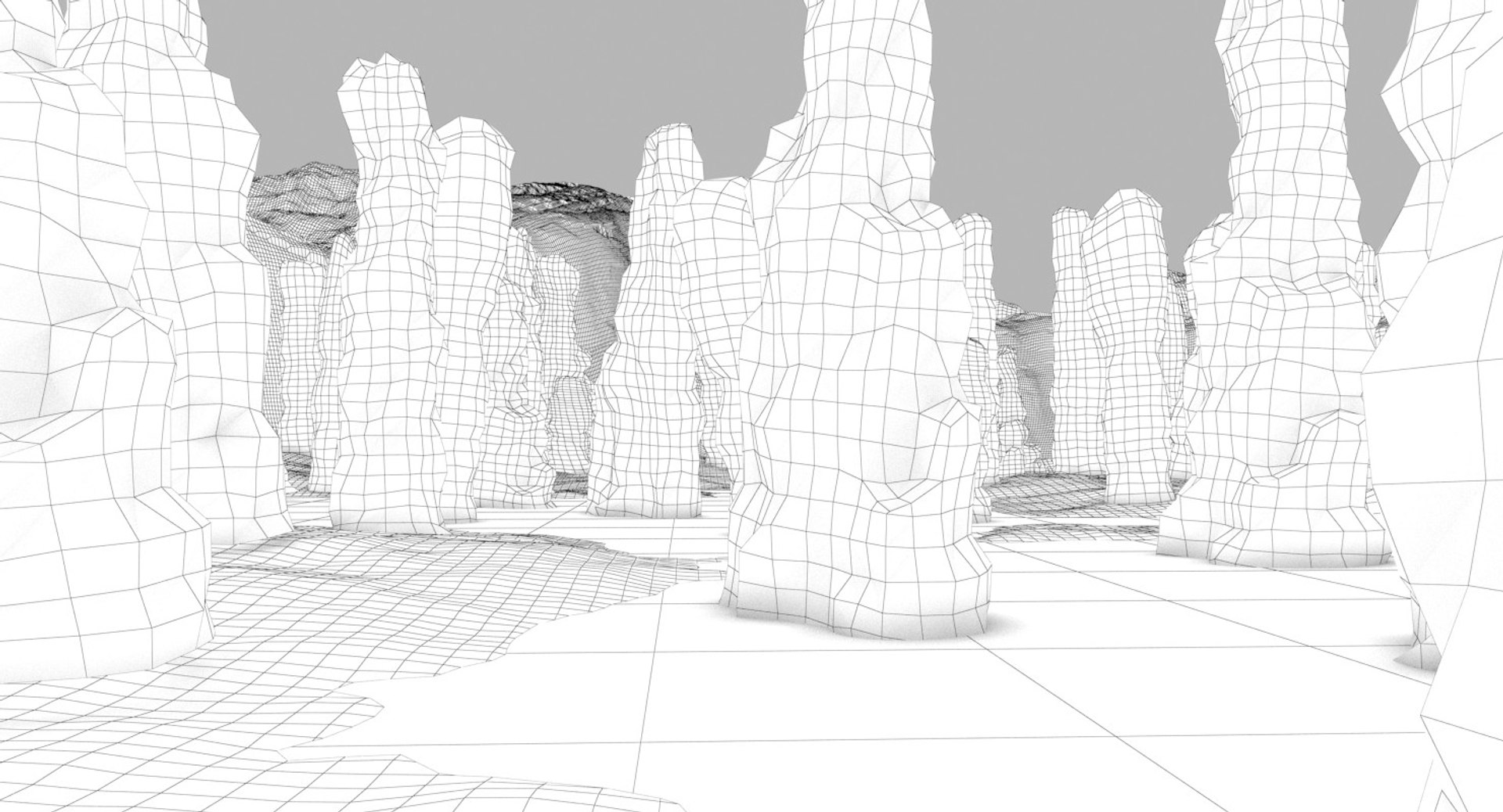 Mountain Scene Model - TurboSquid 1326534