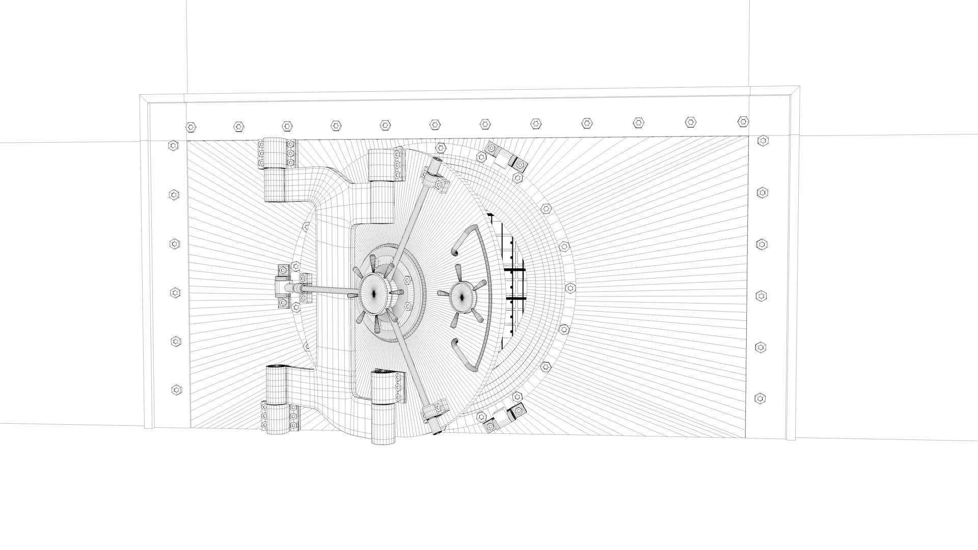 Bank Vault 3D Model - TurboSquid 1533345
