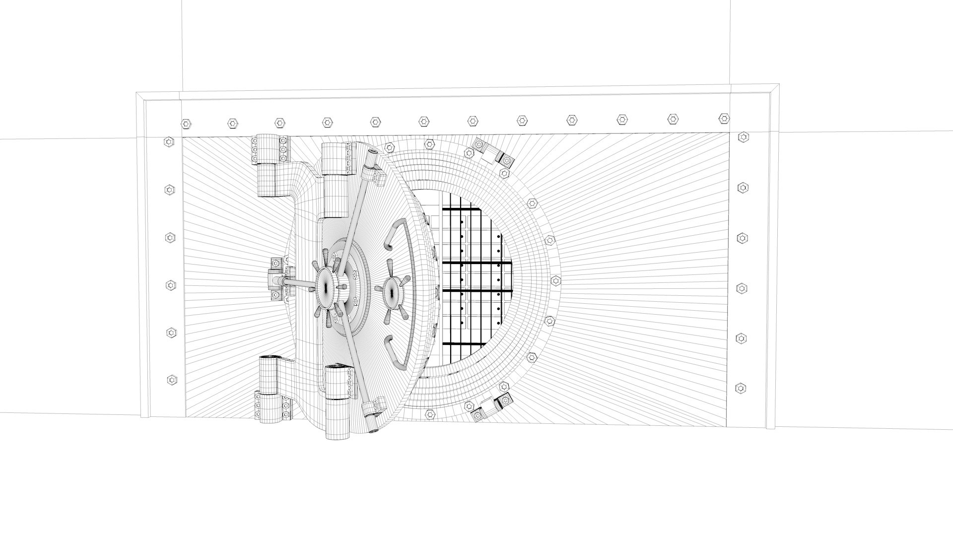 Bank Vault 3D Model - TurboSquid 1533345