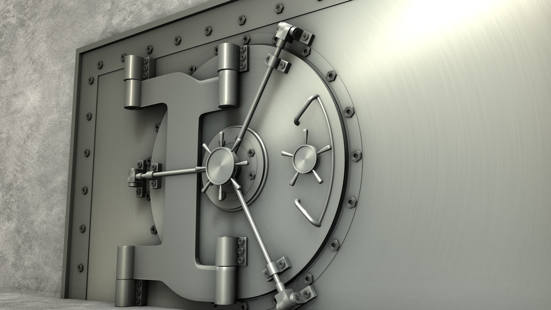 Bank Vault 3D Model - TurboSquid 1533345