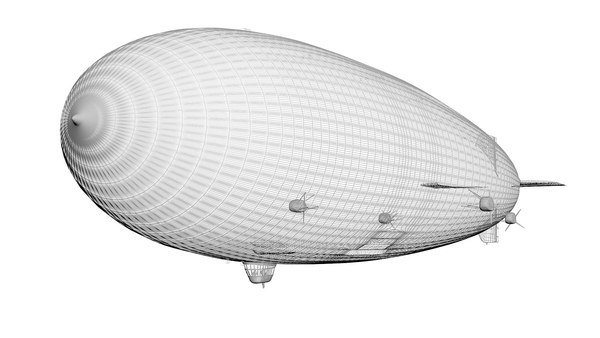 modelo 3d Dirigible Hindenburg - TurboSquid 1956395