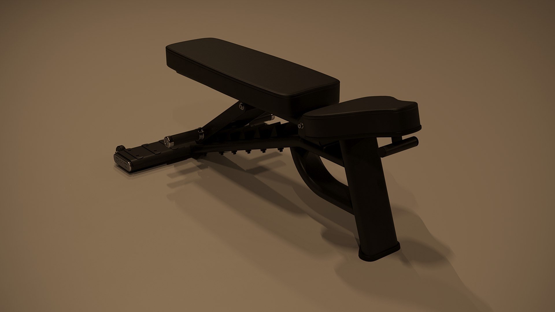 3D Gym Bench Model - TurboSquid 2170250