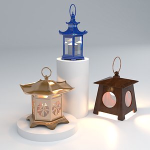 3D Japanese-Lantern Models | TurboSquid