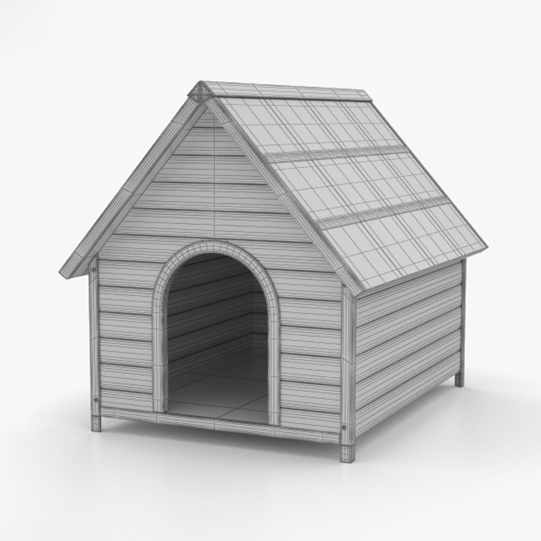 3D dog house - TurboSquid 1413437