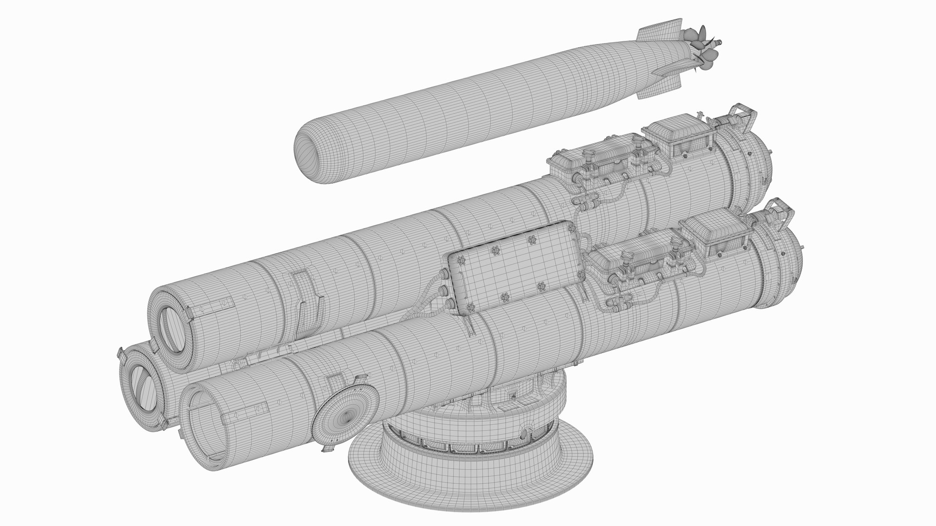 3D Torpedo Tubes - TurboSquid 2176210