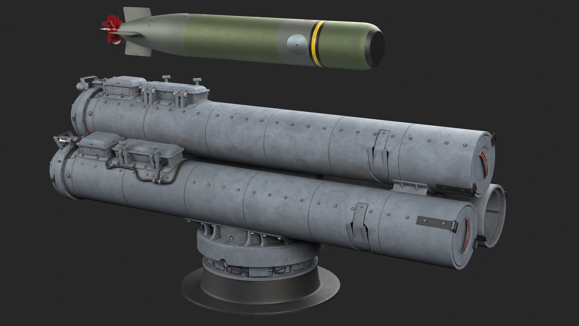 3D Torpedo Tubes - TurboSquid 2176210