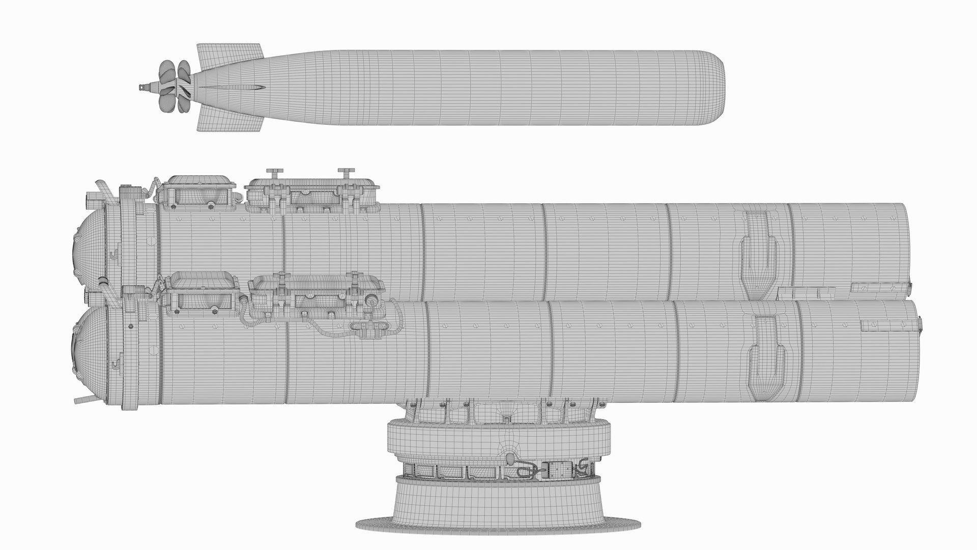3D Torpedo Tubes - TurboSquid 2176210