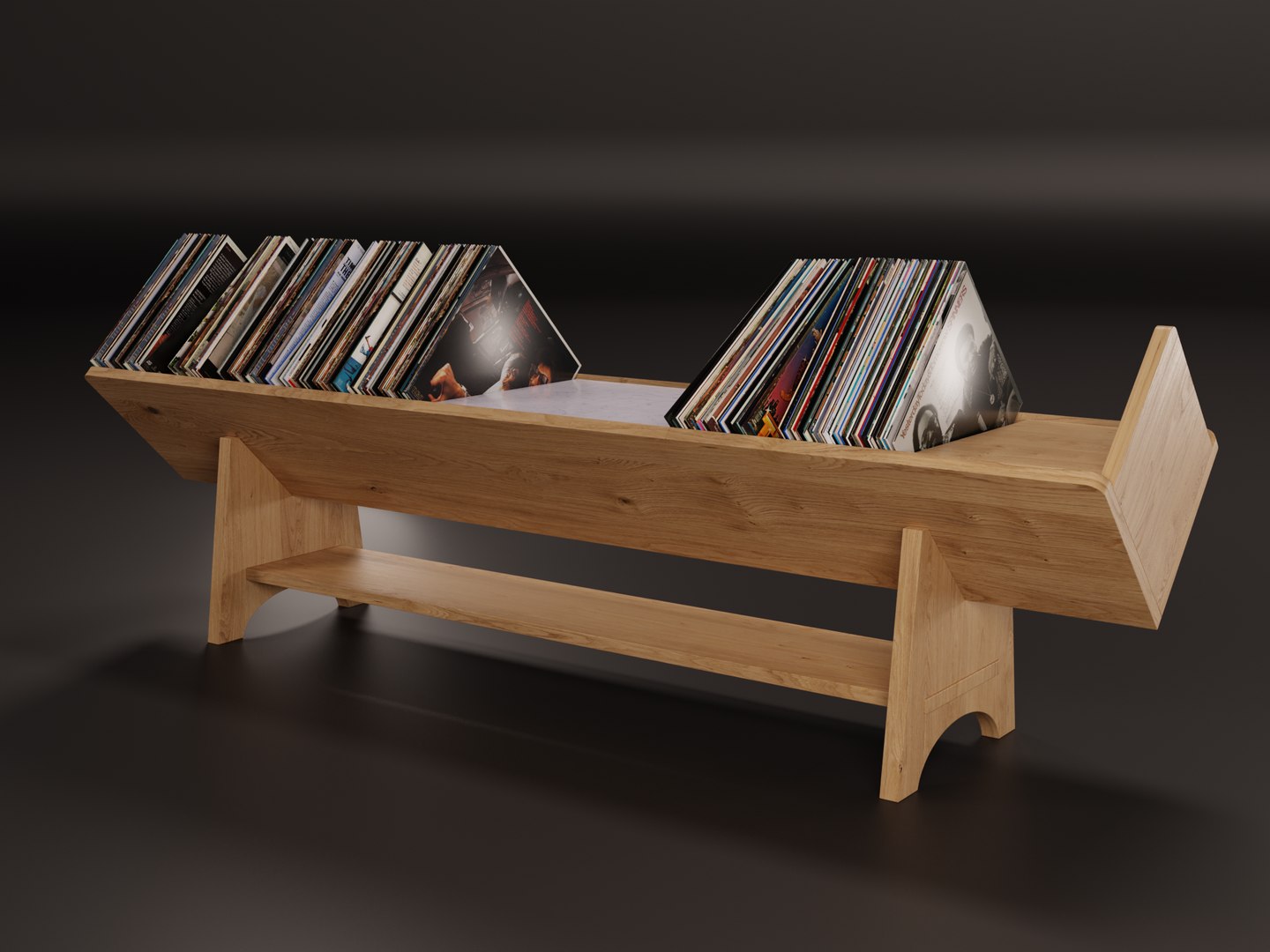 Vinyl Storage 3D Model - TurboSquid 1680140