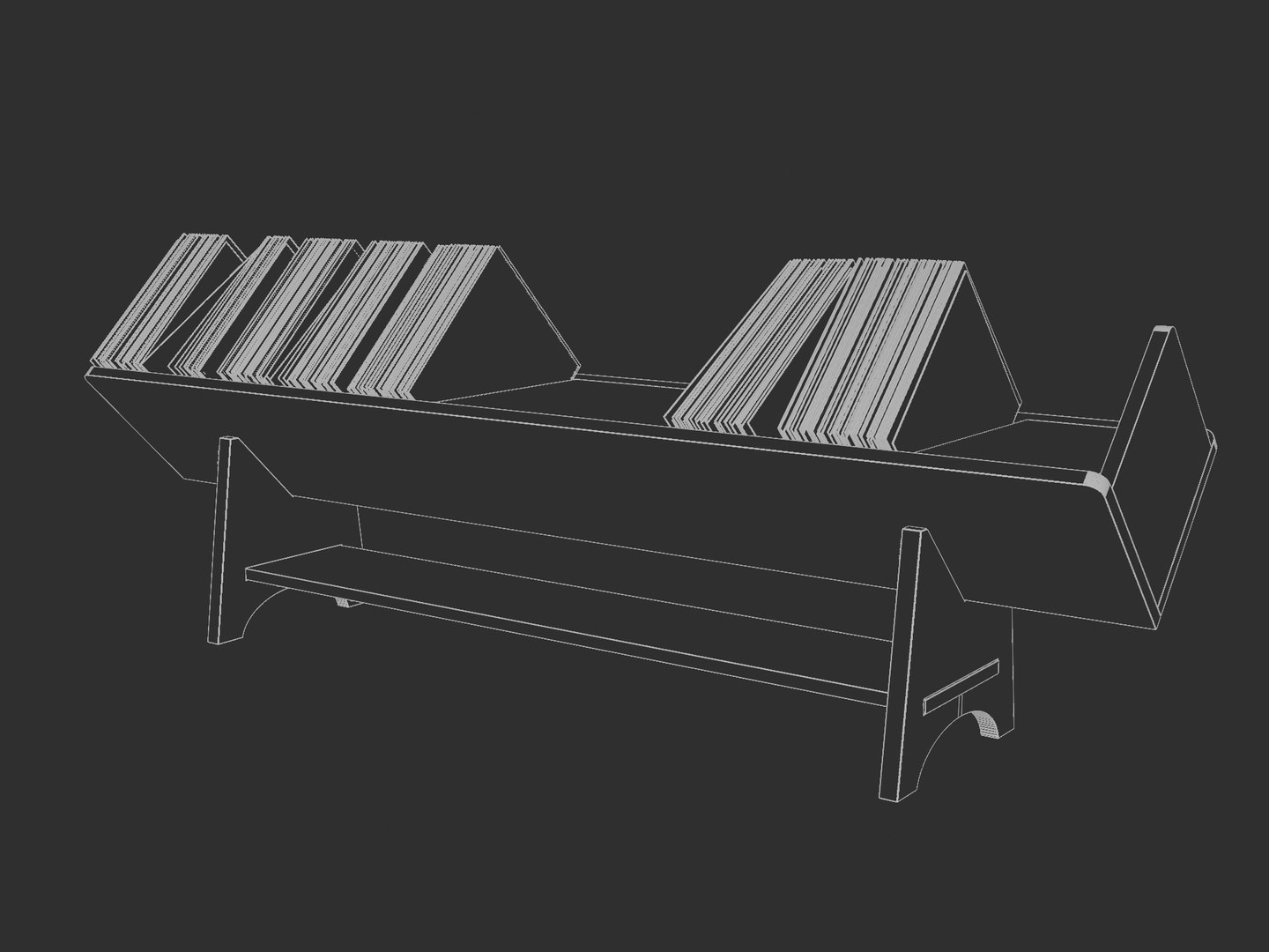 Vinyl Storage 3D Model - TurboSquid 1680140