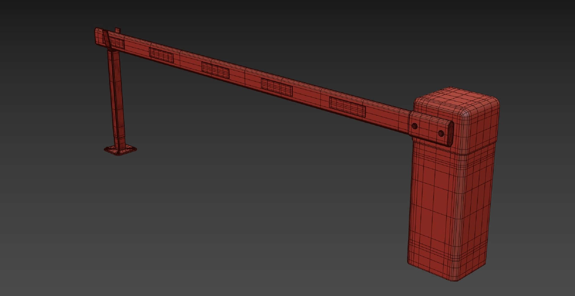 3D Automatic Road Barrier - TurboSquid 1853525